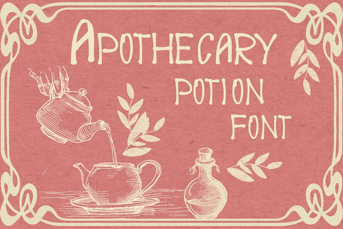 APOTHECARY POTION font