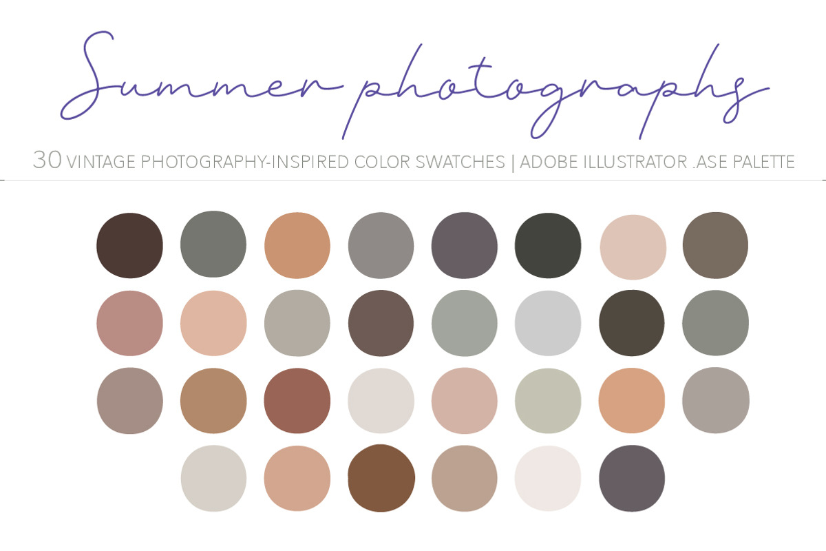 Illustrator Color Palette BUNDLE V1, a Palette Add-On by Jennadesigns