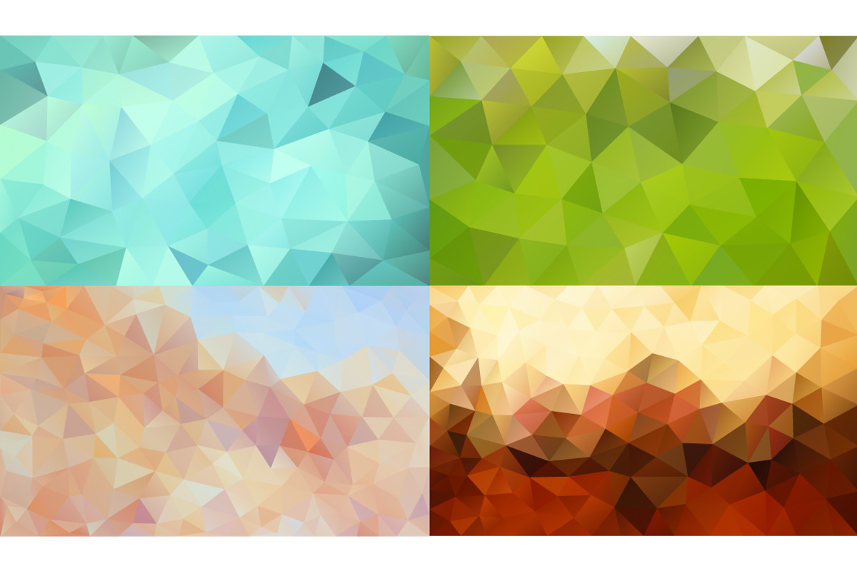 20 triangle backgrounds, a Pattern Graphic by Xella Design