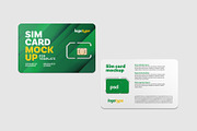 Sim Card Mockup Set, a Print Template by Deeplab