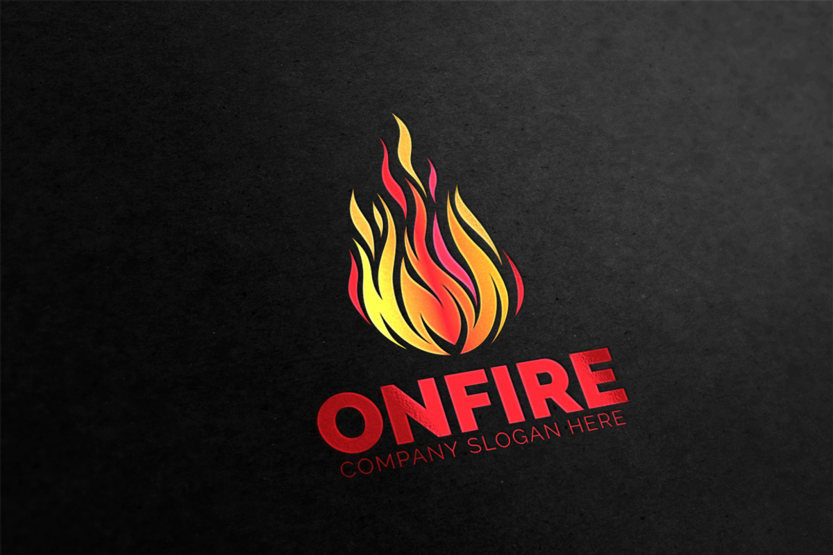 On Fire Logo, a Branding & Logo Template by essegraphic