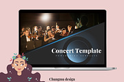 concert ppt template, a Presentation Template by chungmudesign