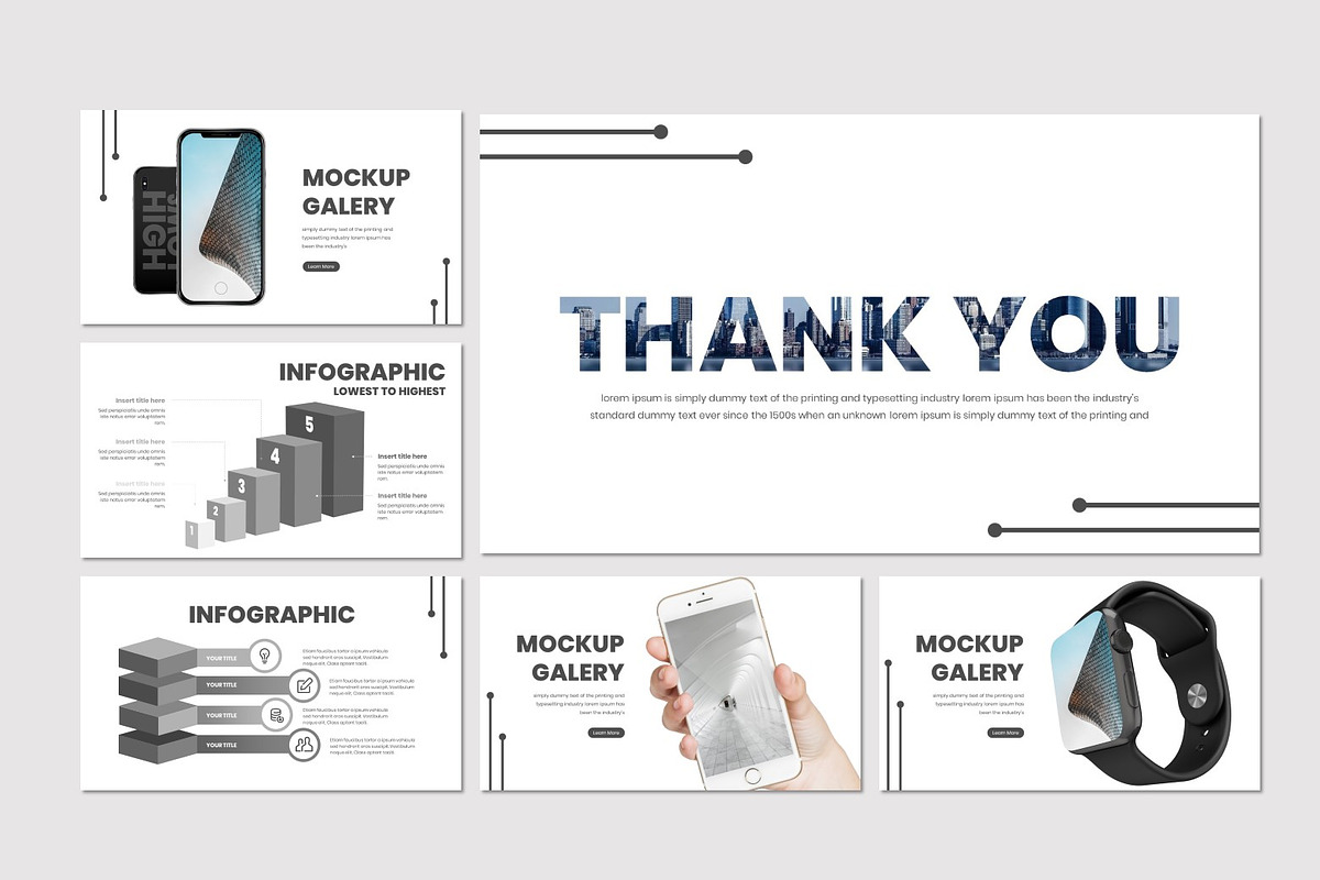 High & Low - Powerpoint Template, a Presentation Template by inspirasign