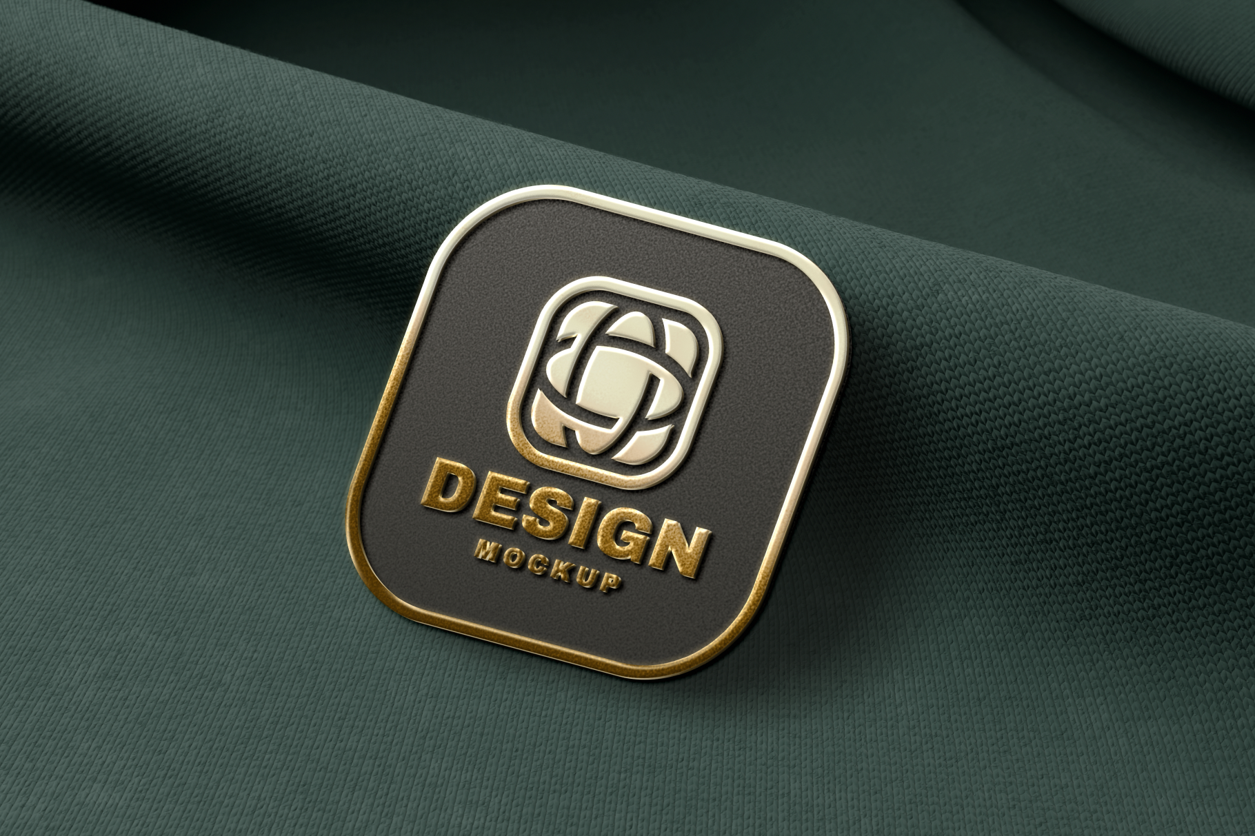 Luxury Metal Pin Mockup, a Merchandise Mockup by baim_std
