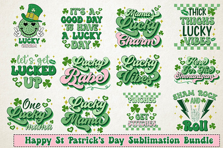 Retro Groovy Hippie St Patrick Day | Illustrations ~ Creative Market