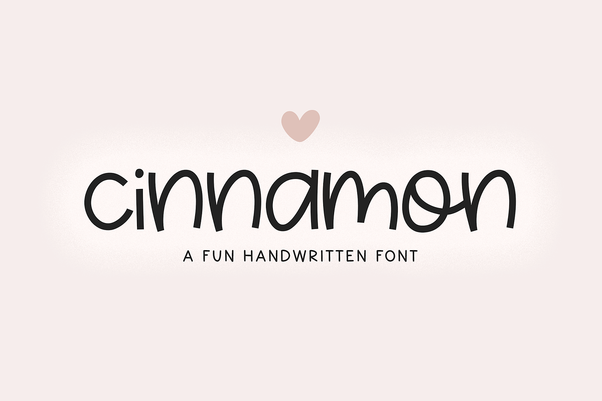 Cinnamon | A Quirky Handwritten Font, a Script Font by KA Designs
