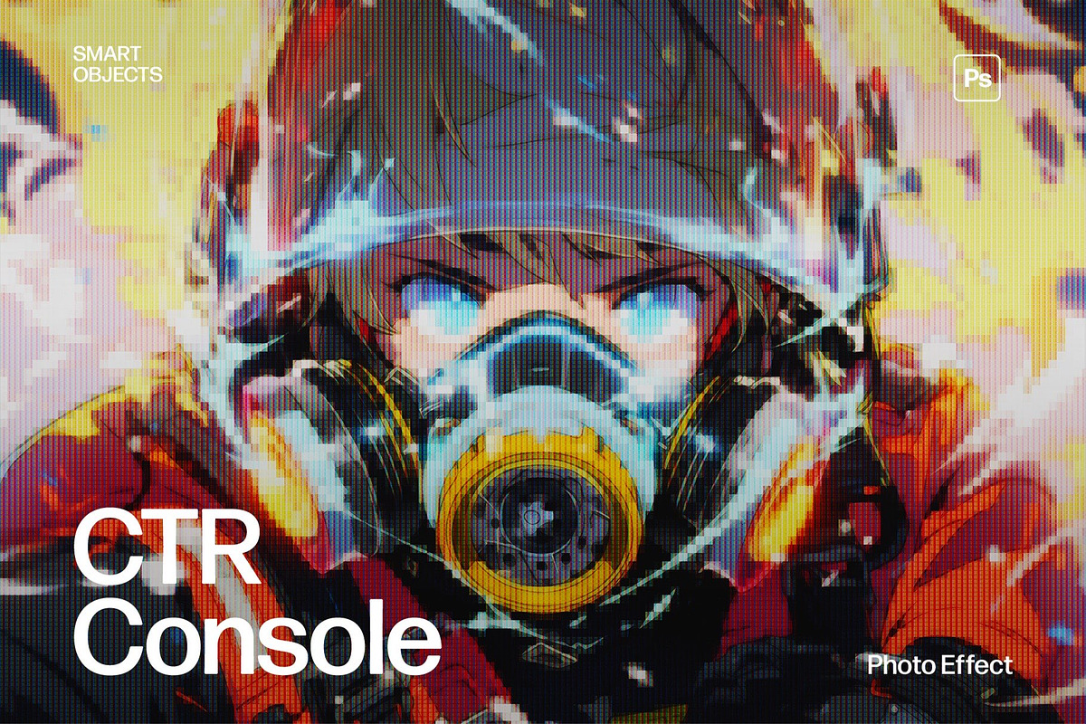 Retro Console Pixelated Photo Effect, a Layer Style Add-On by ...