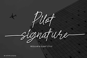 Pilot Signature Font, a Script Font by Attype | Creative Market