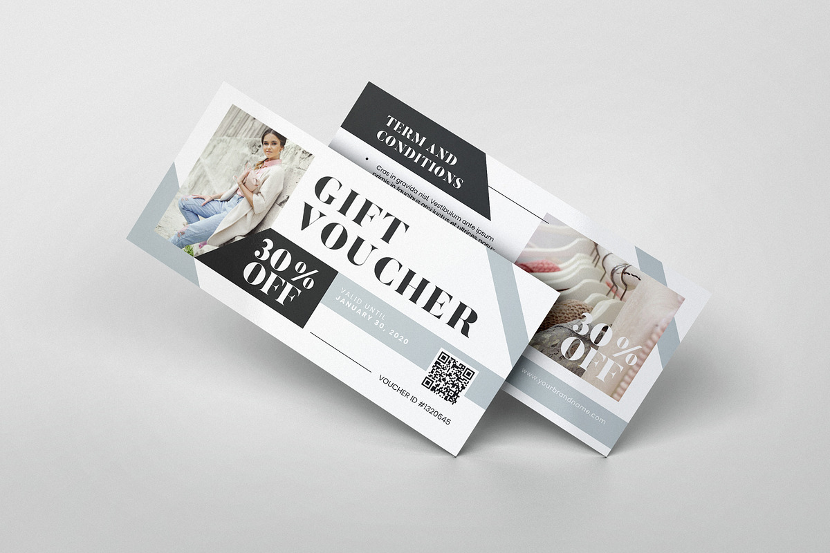 Fashion Boutique AI and PSD Voucher, a Card Template by Alexacrib