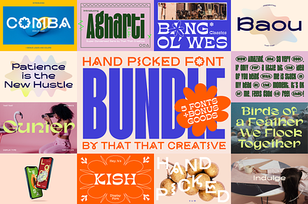 Bubble Font Orvil, a Font by That That Creative