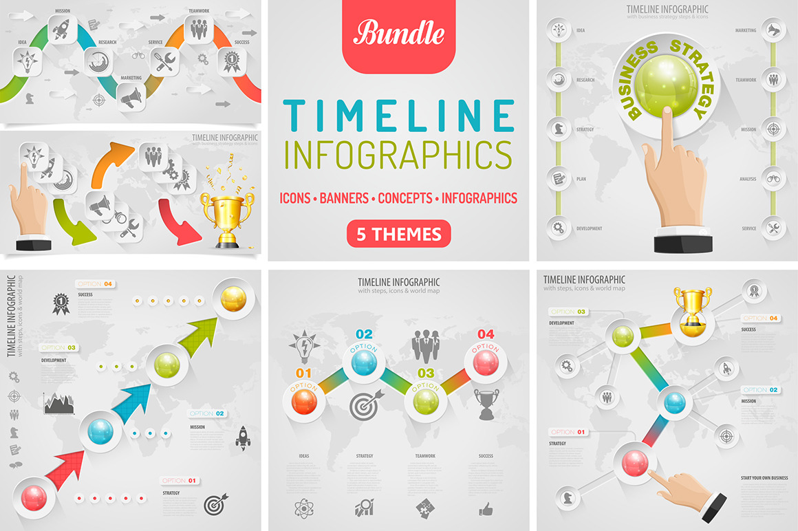 Timeline Infographics, a Technology Illustration by TAlex