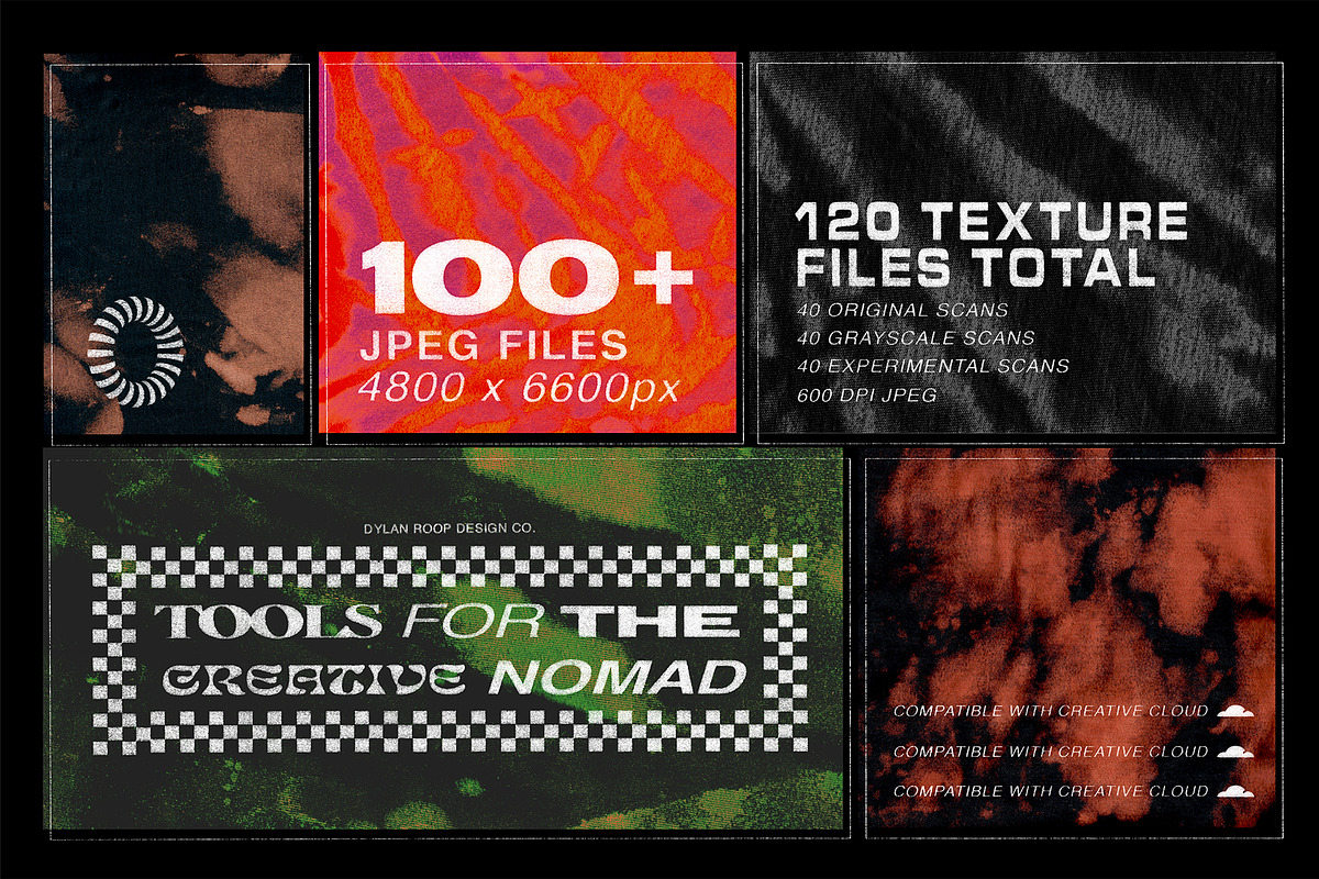 Acid Wash Textures, a Texture Graphic by Dylan Roop Design Co.