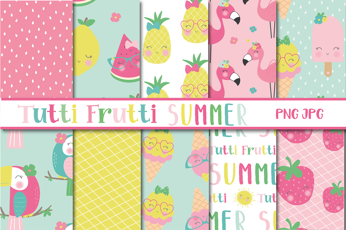 Big summer bundle, an Illustration by Poppymoondesign