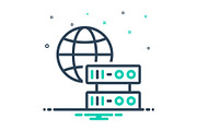Proxy proxy server mix icon, an Icon by Creative priyanka