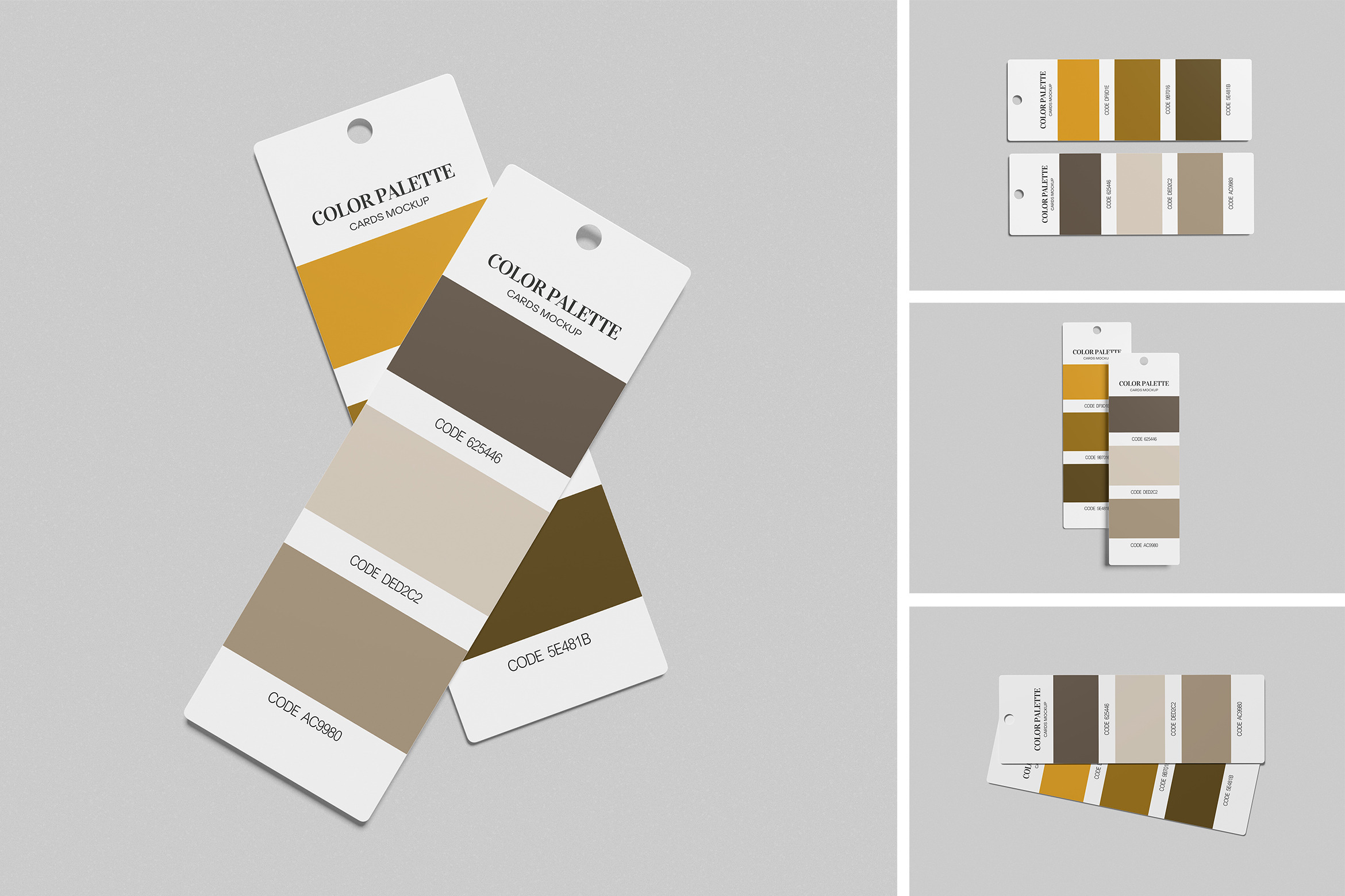 Color Palette mockup, an Advertising Mockup by ZHANG_ZILONG