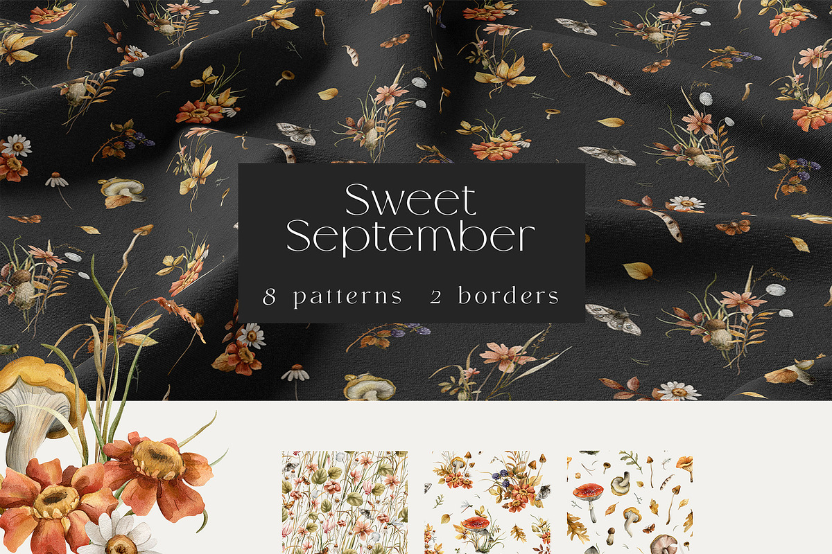 Sweet September - autumn collection, an Illustration by AleksaArt