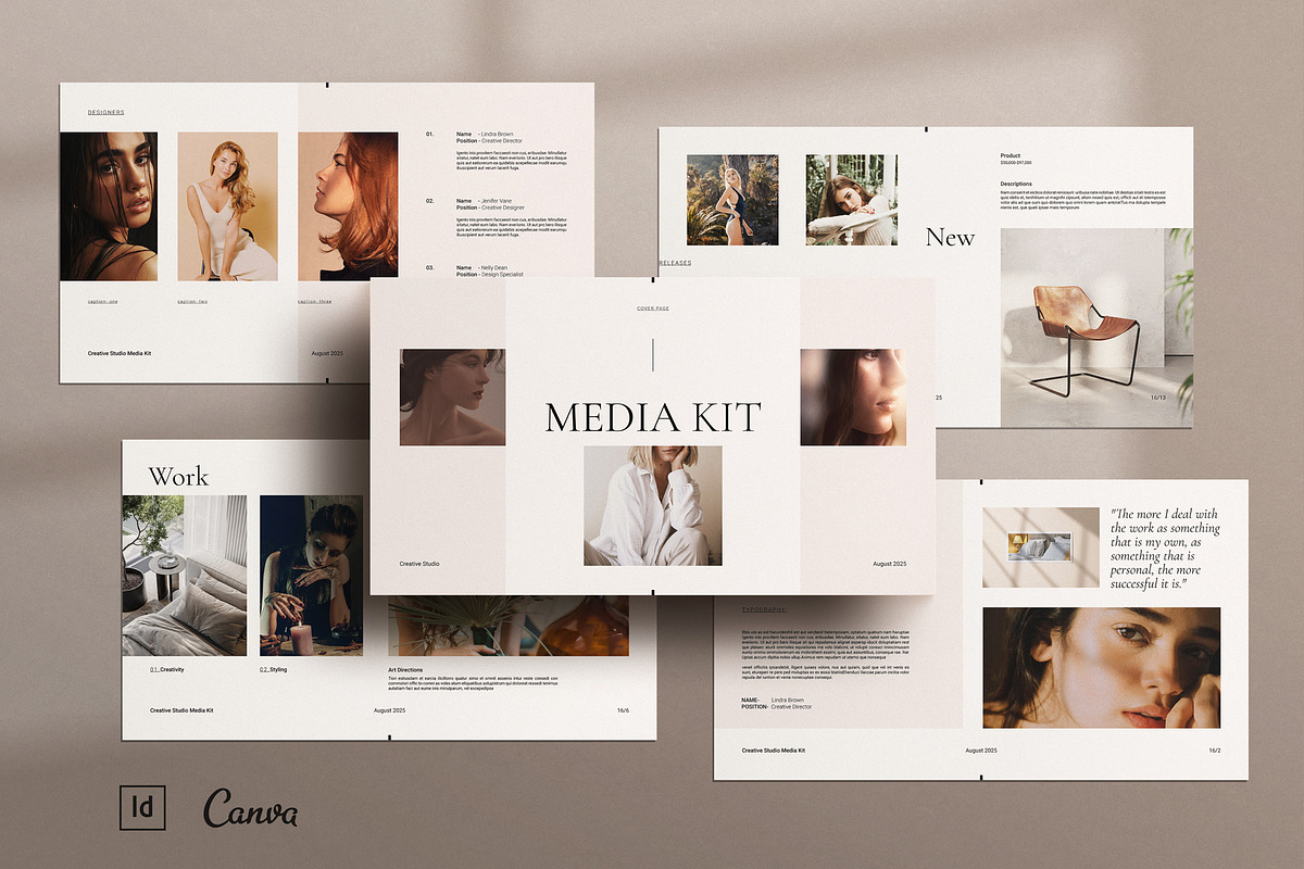 Media kit Presentation Template, a Presentation Template by TemplatesForest