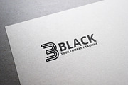 3 Black Logo | Branding & Logo Templates ~ Creative Market