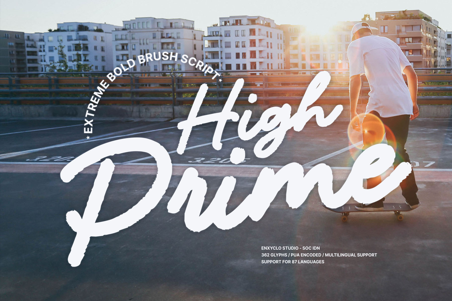 NCL HIGH PRIME - Bold Brush Font, a Handwritten Font by Enxyclo Studio
