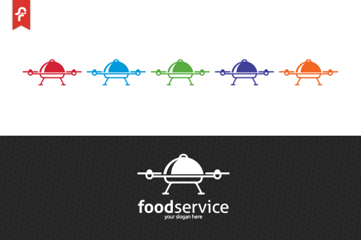 Food Service Logo, a Branding & Logo Template by ft.studio