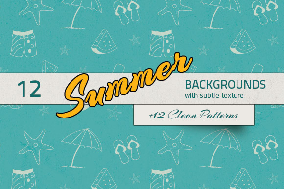 Summer Backgrounds & Patterns, a Pattern Graphic by Visual Impact