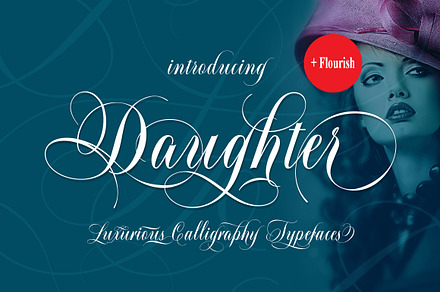 Flourish Script, a Script Font by joelmaker
