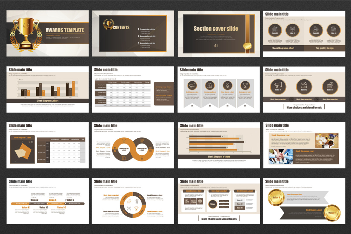 Awards Template, a Presentation Template by GoodPello