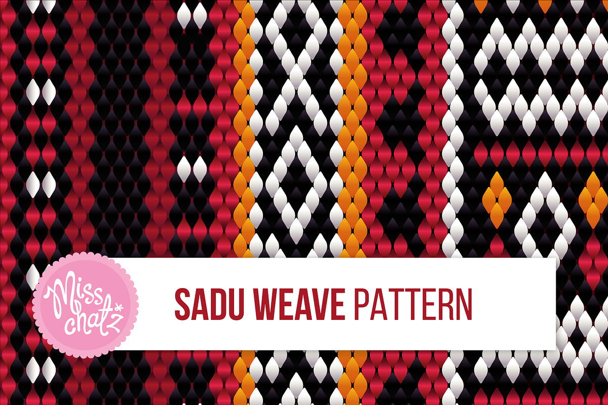 SADU Weave Pattern (Seamless), a Pattern Graphic by MISS CHATZ