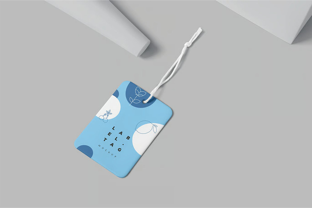 Beautiful Label Tag Mockup