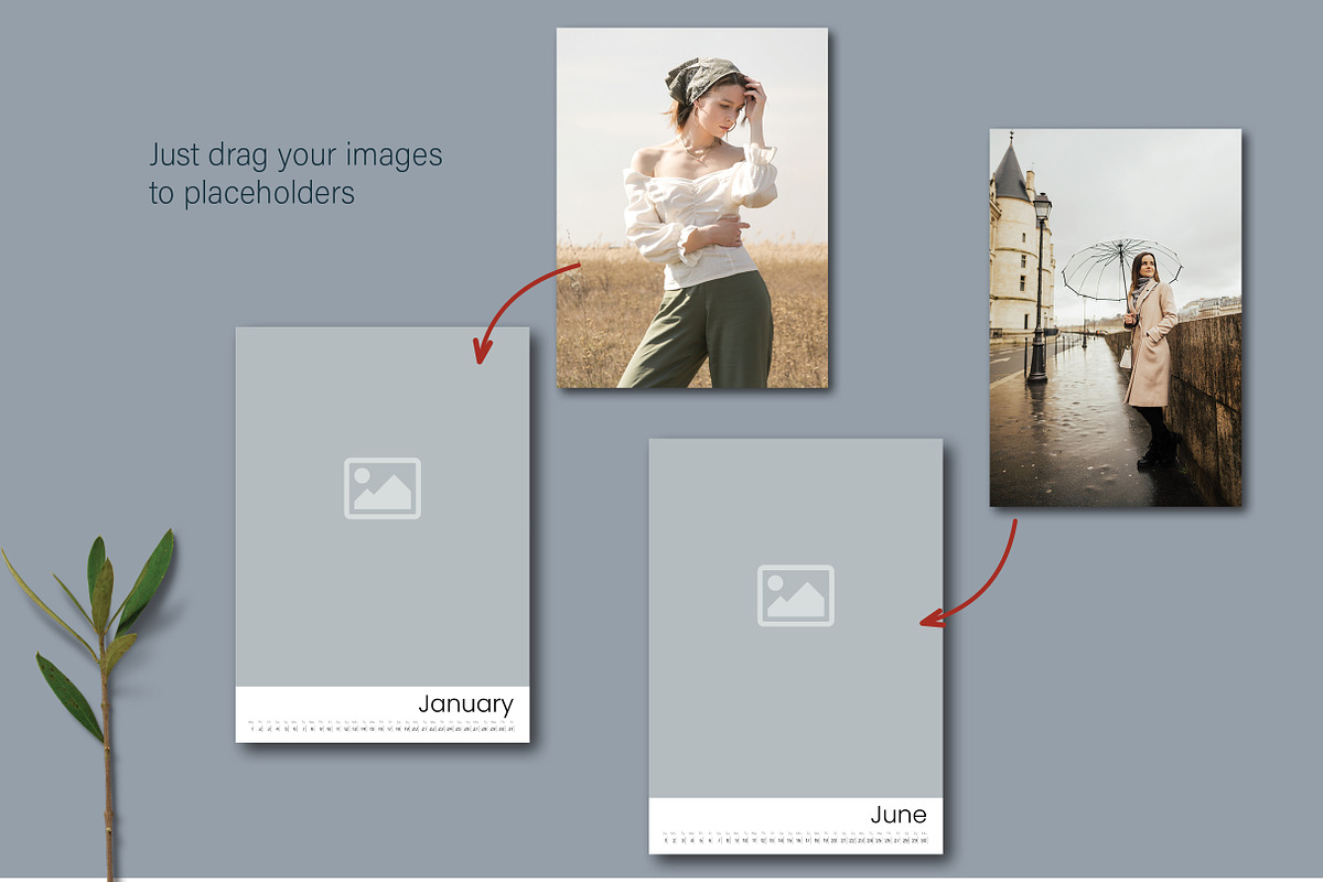 2026 Wall Calendar InDesign Template, a Brochure Template by R-studio