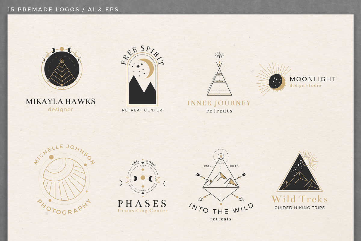 Logos and Graphics:Spiritual Retreat, an Icon by Liseno Designs