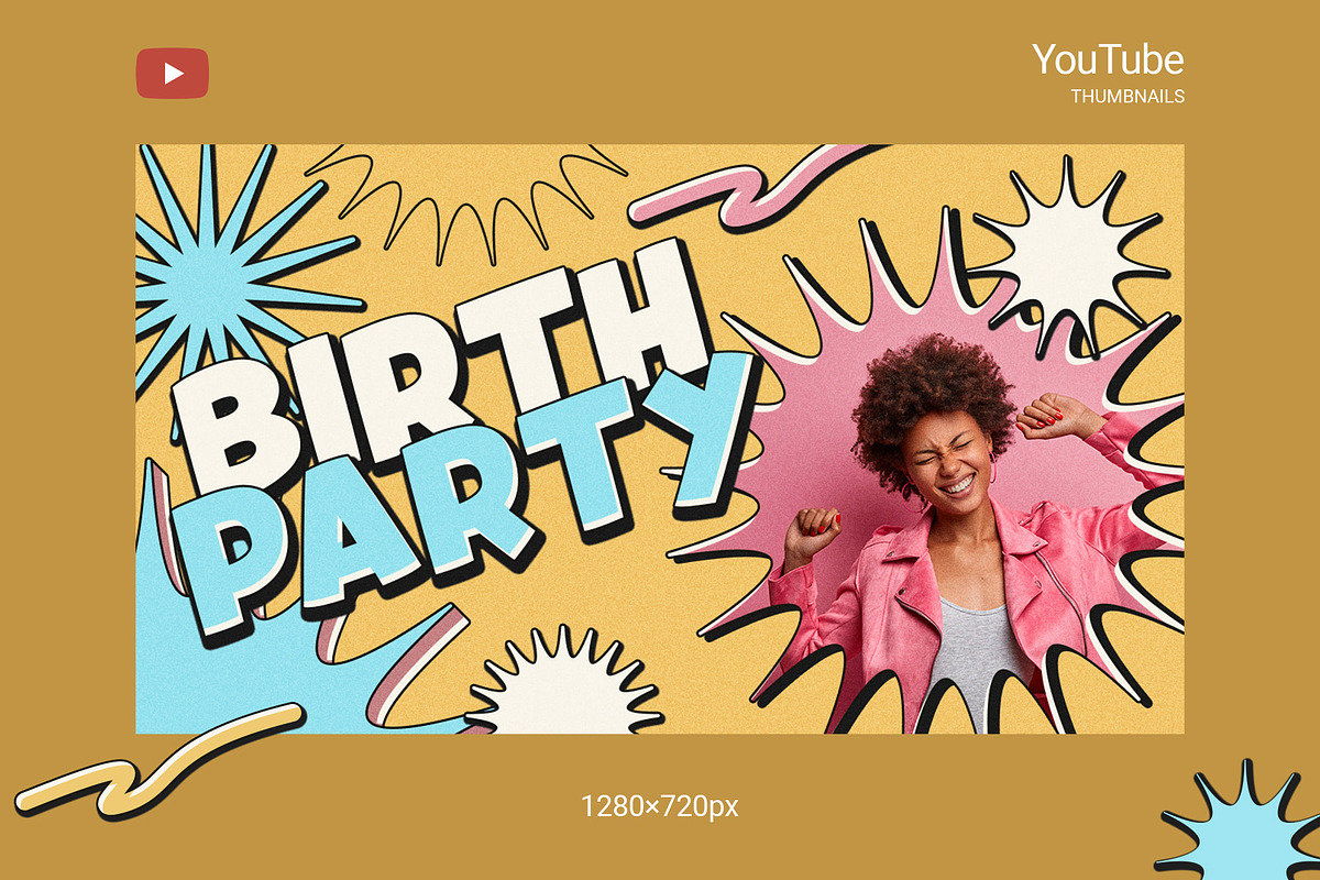 90's Style YouTube Thumbnails, a Social Media Template by Andrew Skoch ...