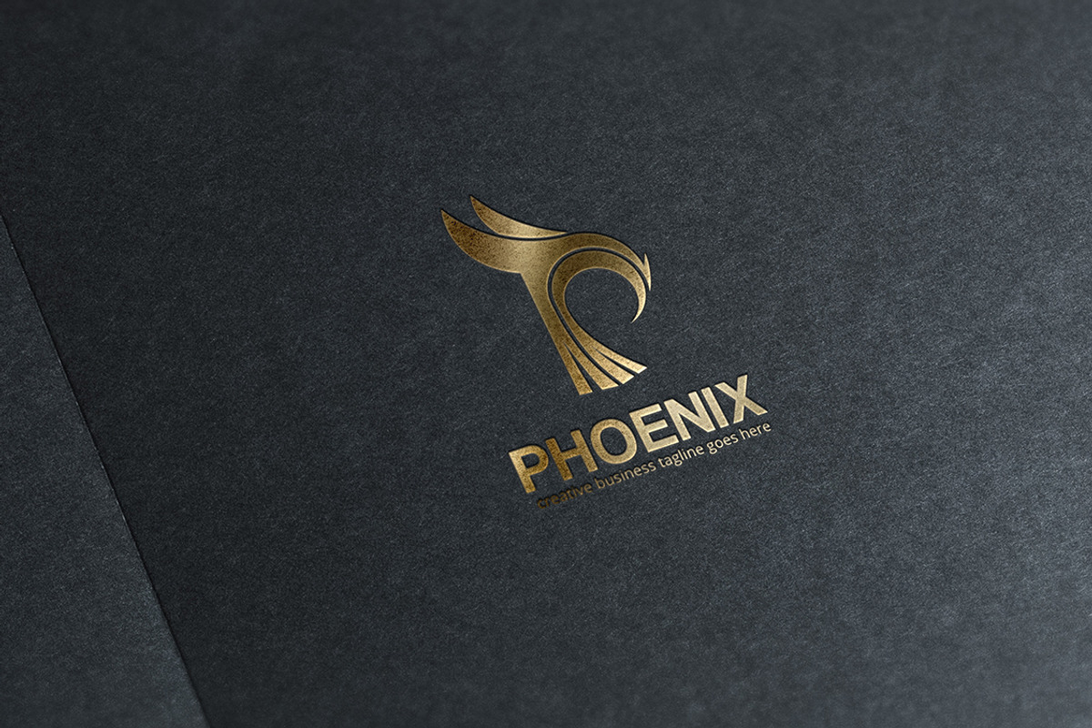 Phoenix Letter P Logo, a Branding & Logo Template by Slim Studio