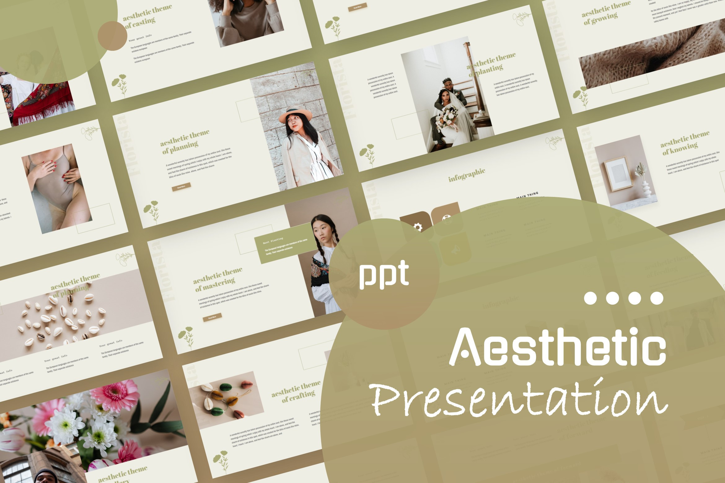 Aesthetic - Google Slide Template, a Presentation Template by AQR Studio