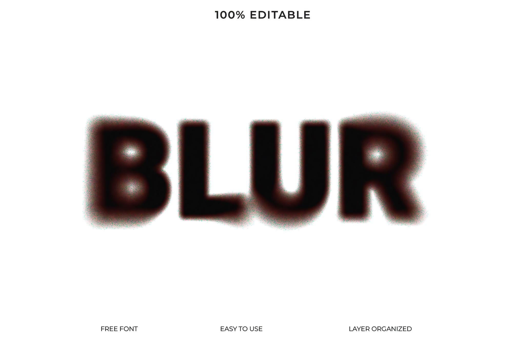 Blurry Text Effect Style PSD, a Layer Style Add-On by Imamul001