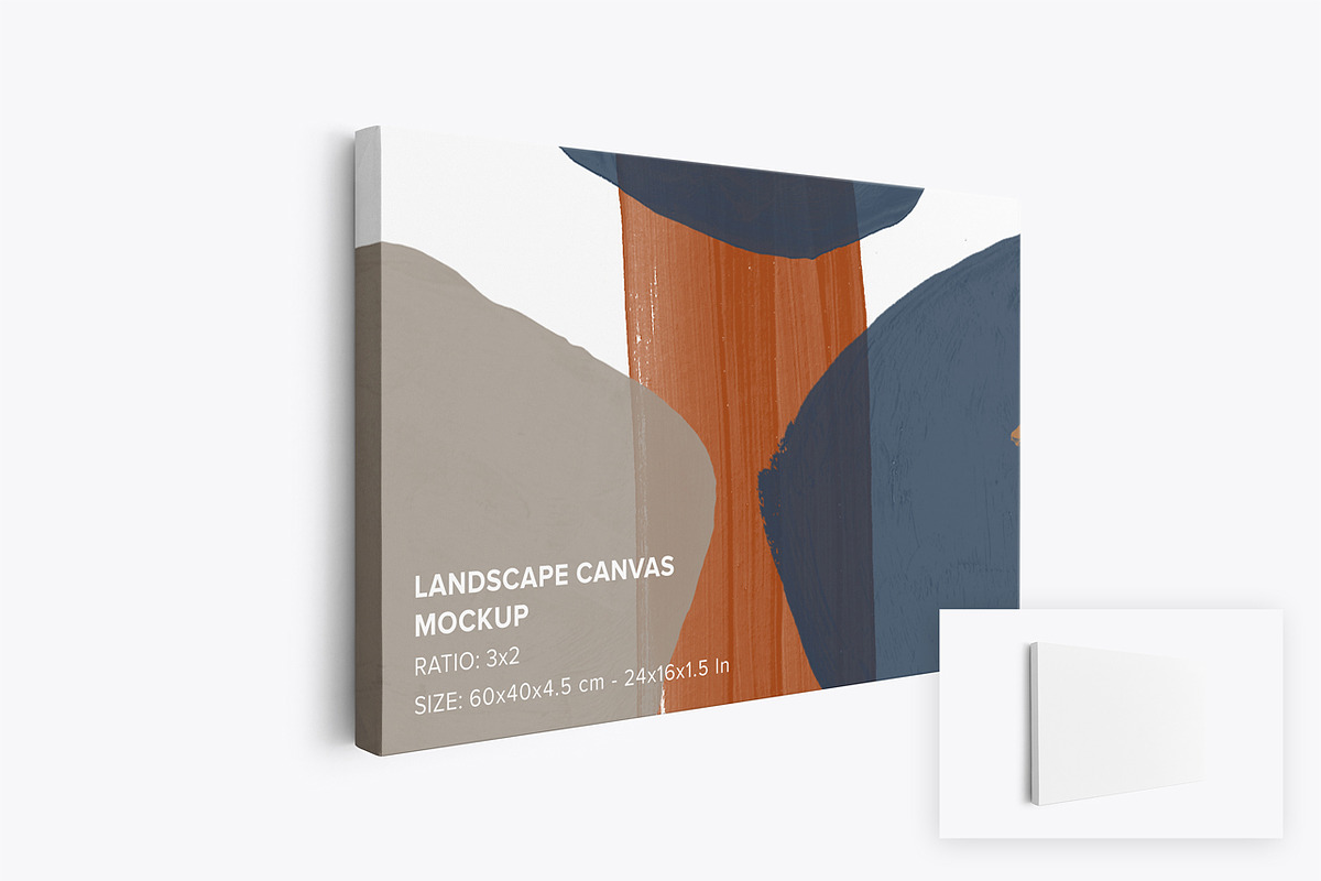 Landscape Canvas Ratio 3x2 Mockup 03, a Print Template by Mockups by ...