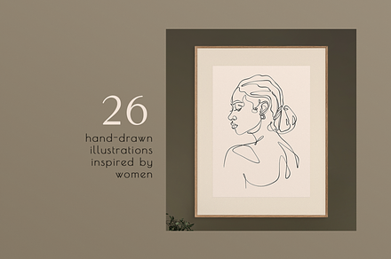 Grace #13. Line Art Illustration | People Illustrations ~ Creative Market
