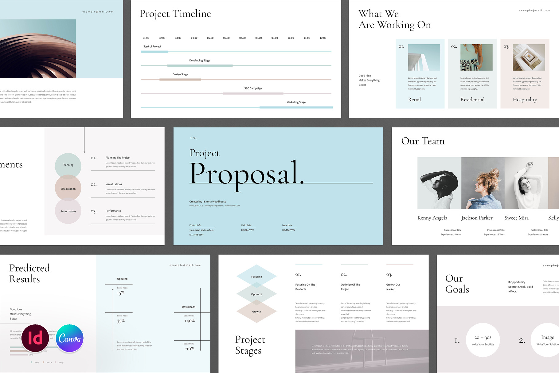 Project Proposal Presentation Design, a Presentation Template by ...