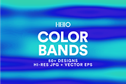 Color Bands, a Texture Graphic by Hello Mart