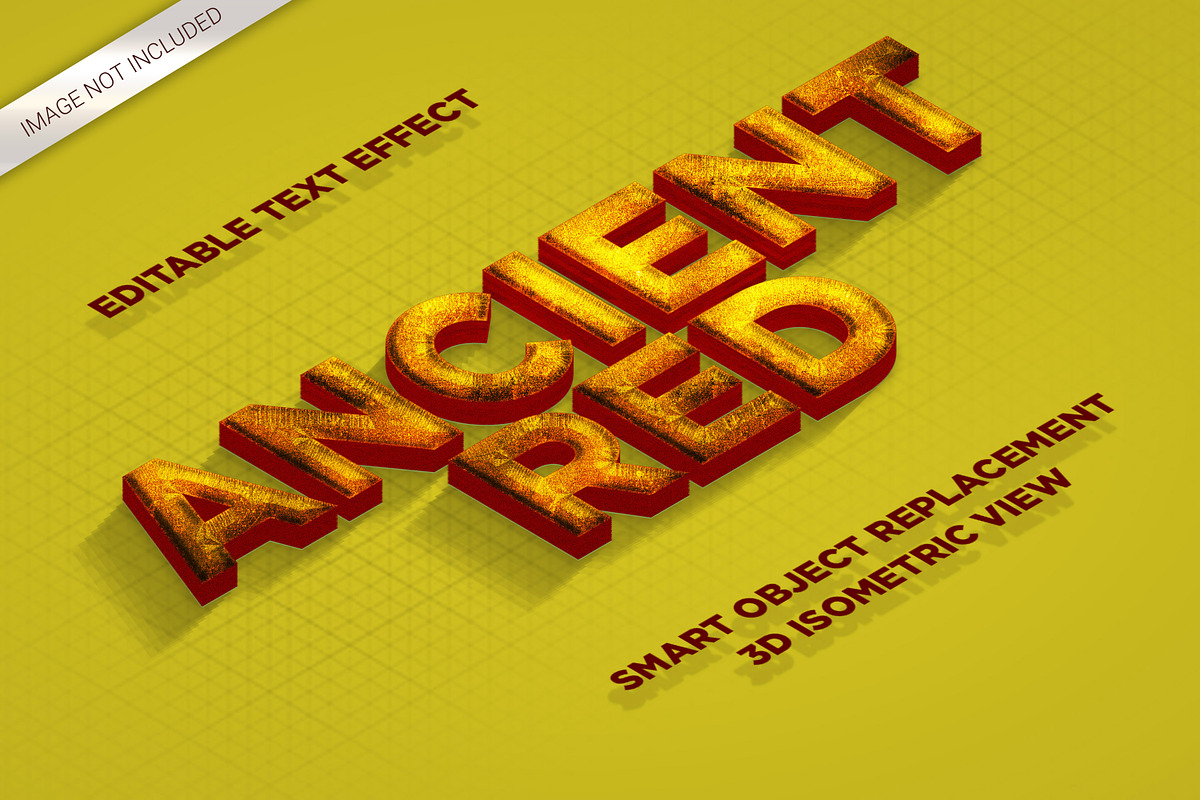 10 3D Isometric Text Effect, a Layer Style Add-On by Anomali Creatype