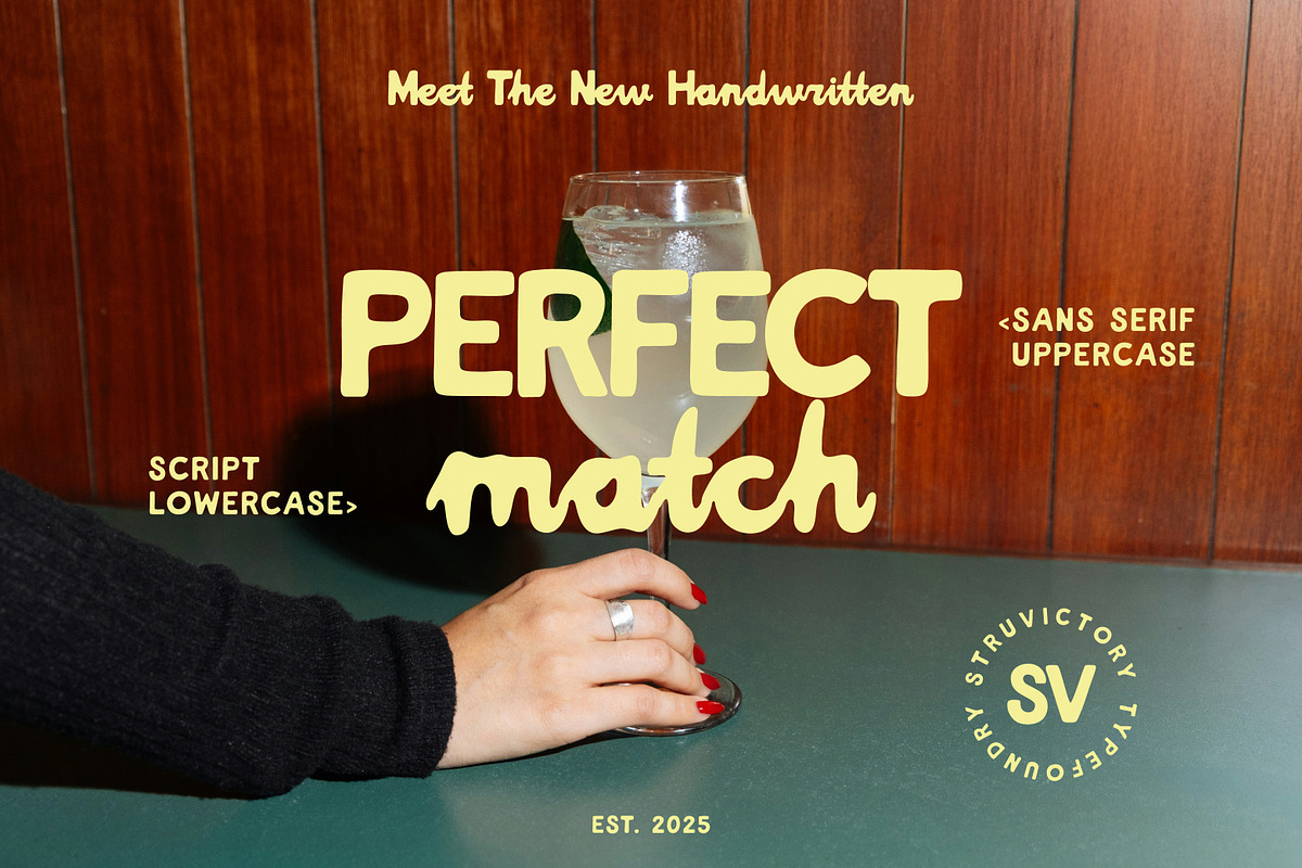 CrunchyPickles Nostalgic Vibe Script, a Script Font by Struvictory.art