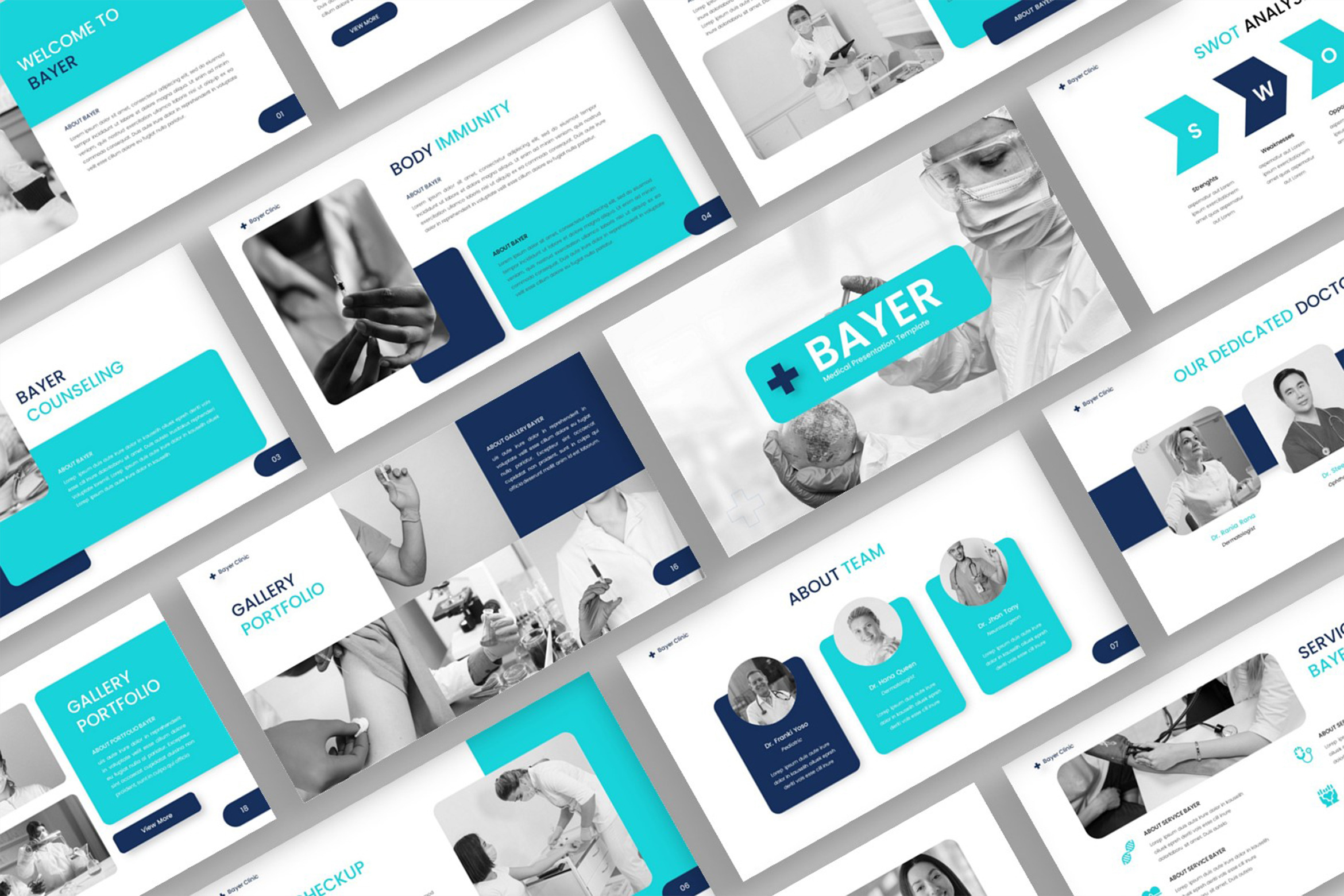 Bayer-Medical PowerPoint Template, a Presentation Template by ...