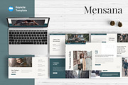 Mensana - Keynote Template | Presentation Templates ~ Creative Market