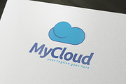 My Cloud Logo Template, a Branding & Logo Template by PixaSquare