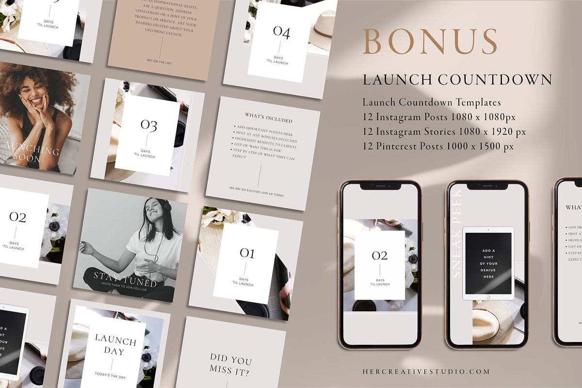 Canva Social Media Bundle - Modern, a Social Media Template by Her ...