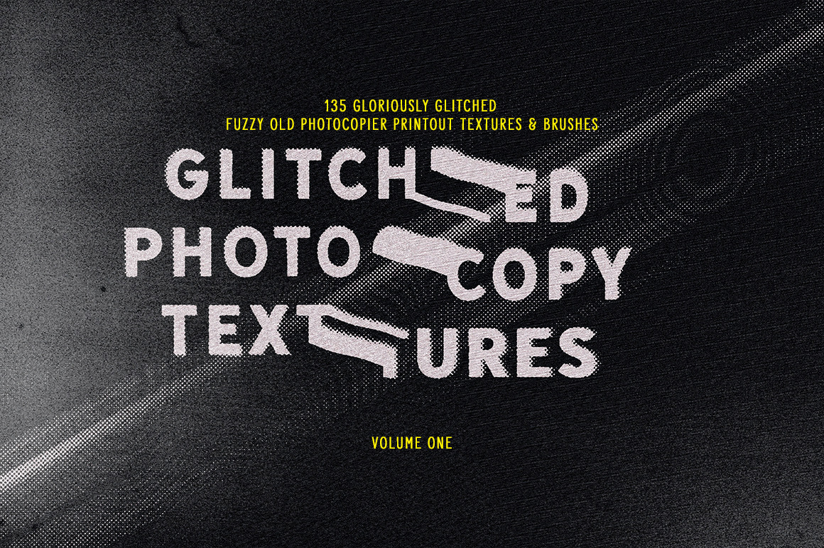 Glitched Photocopier Textures Vol. 1