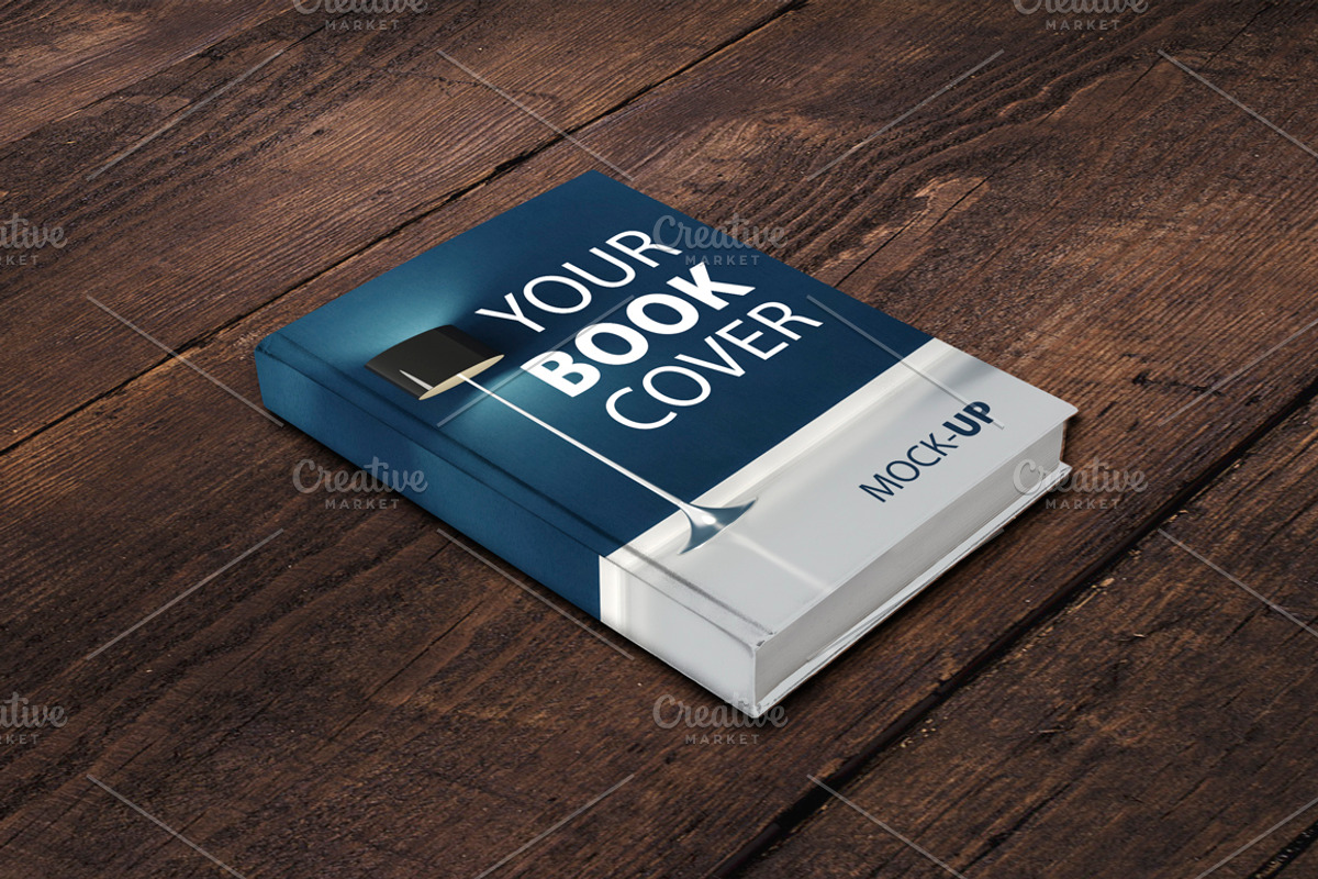 Sale - Book Cover Mockup, a Print Template by attraax