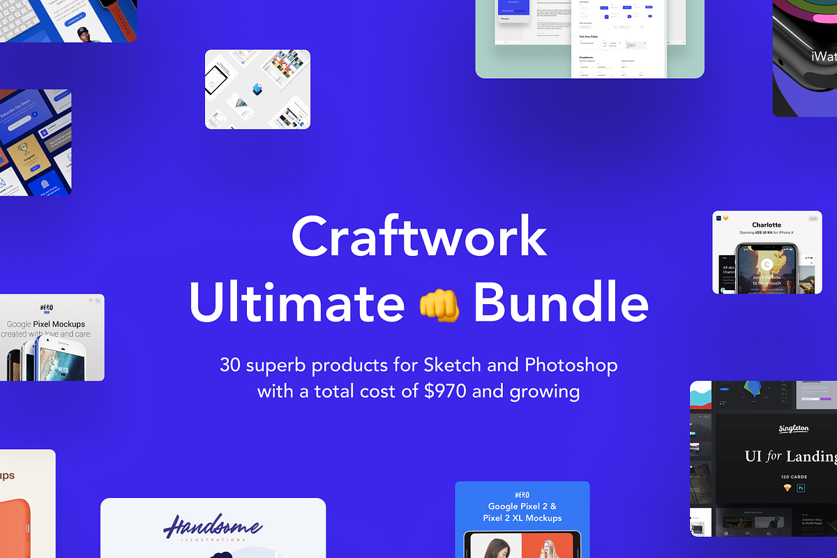 Craftwork Ultimate Bundle, an UI Kit Template by Craftwork