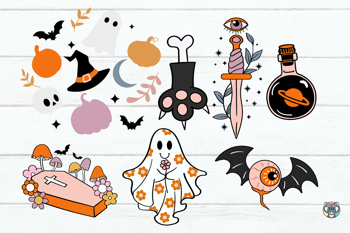 Halloween svg Bundle, Cute Halloween, an Object Graphic by HeyLenaArts