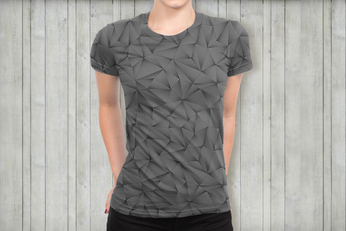 12 POLYGON TRIANGLE PATTERNS, a Pattern Graphic by kloroform